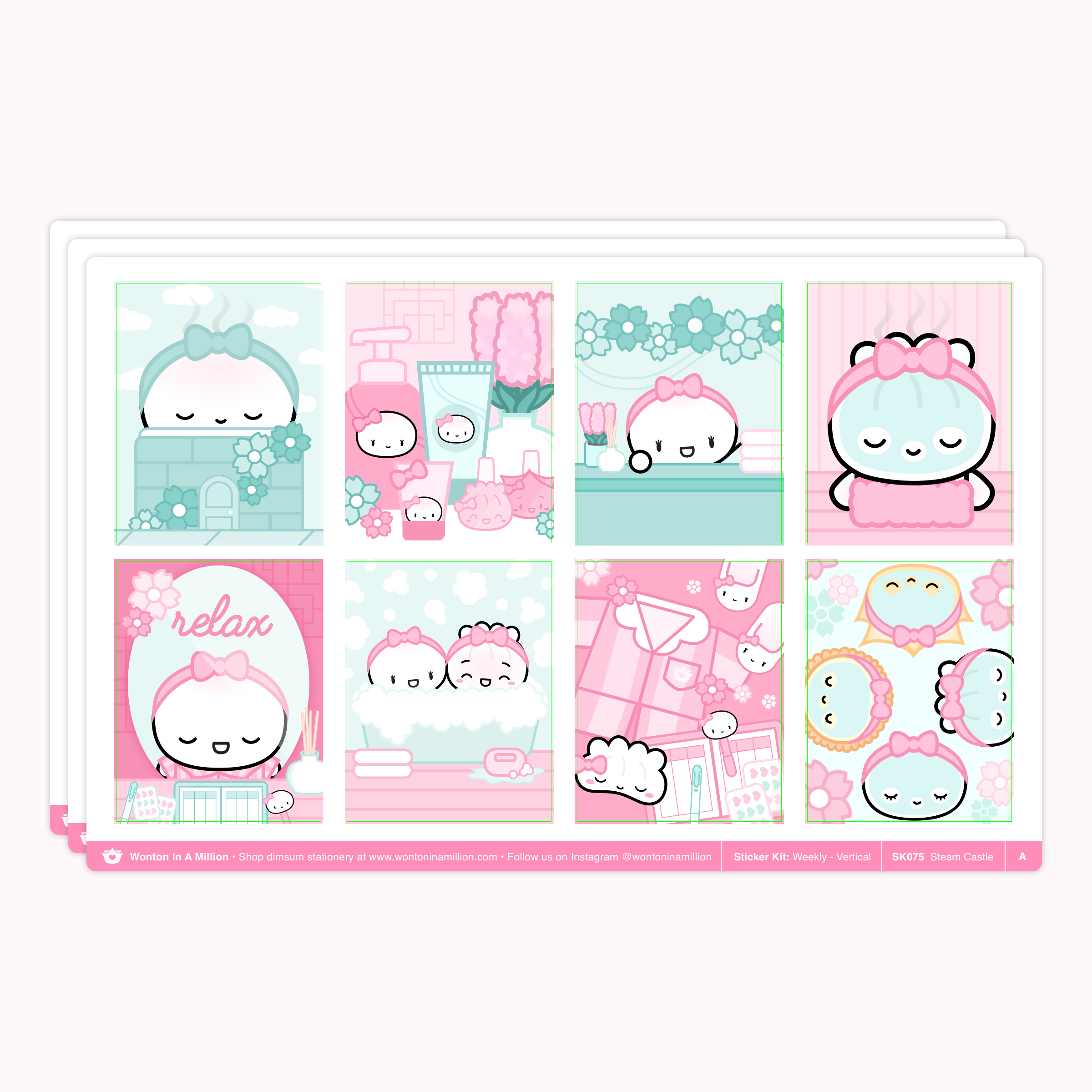 SK075 | Steam Castle (Weekly Vertical Kit) – Wonton In A Million